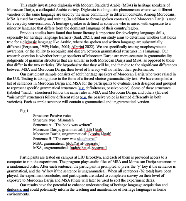 Diglossia, Literacy, and Heritage Language Acquisition in the Case of ...